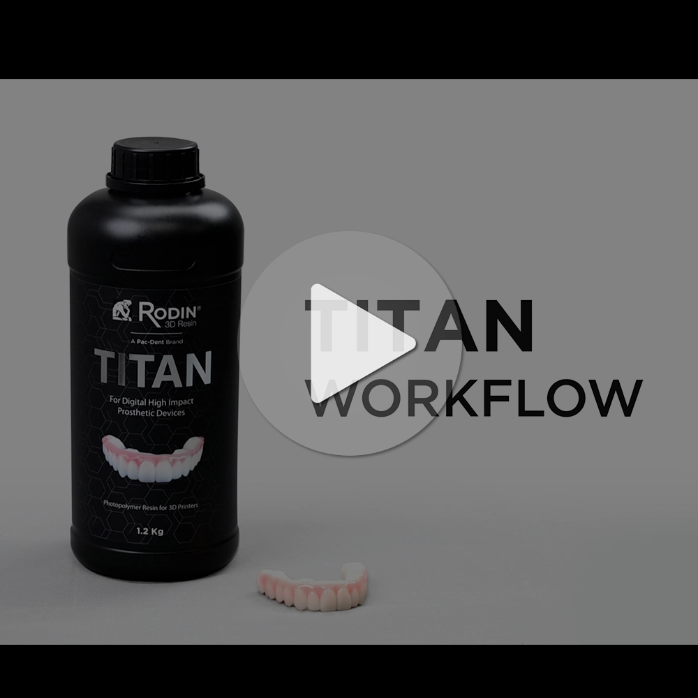 Rodin® Titan | Impact-Resistant Resin for Full-Arch All-on-X